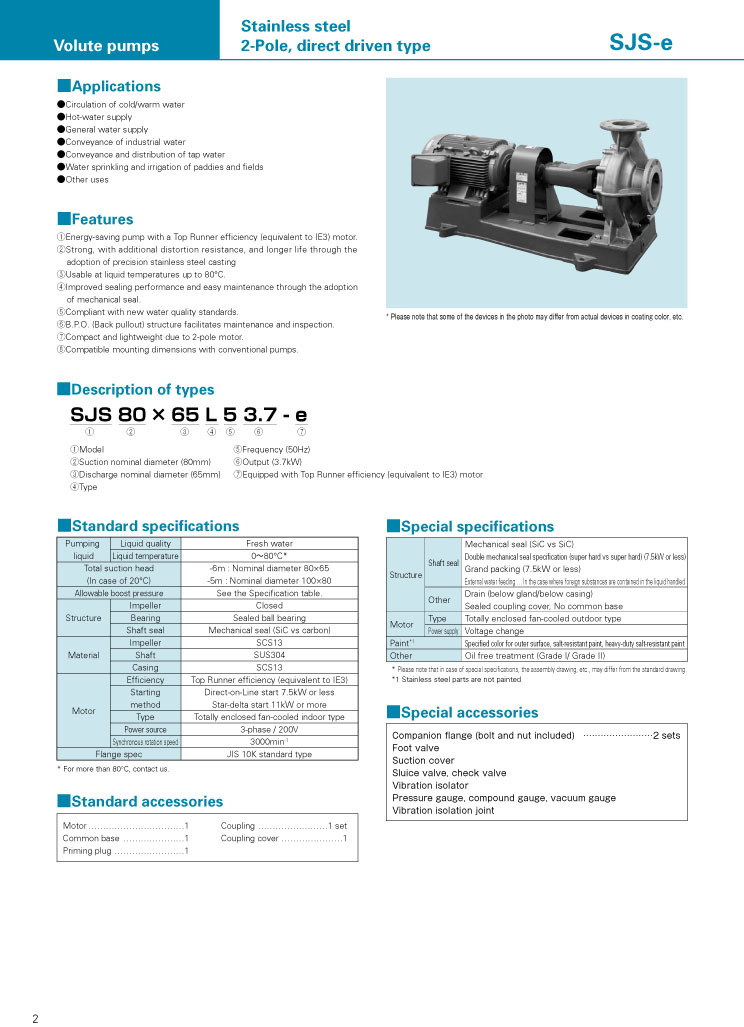 Teral pump SJS_Industrial Products