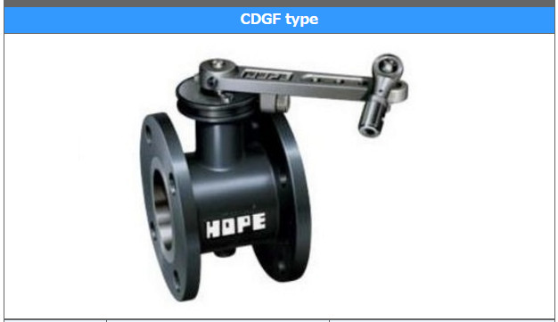 Yokoi kikai Control butterfly damper for gas Hope CDG/CDGF t_Industrial ...